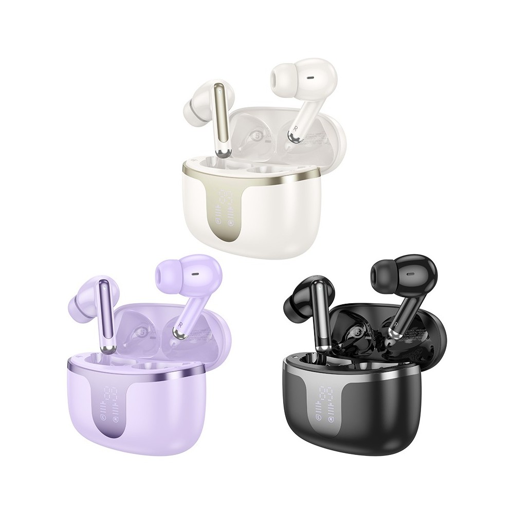 Hoco EQ10 Plus – Auriculares Bluetooth con ANC, Sonido Premium y 7H de ...