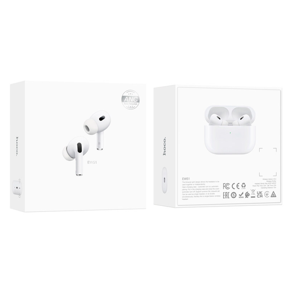 Hoco EW85 – Audífonos Bluetooth In-Ear con Cancelación de Ruido y Modo ...