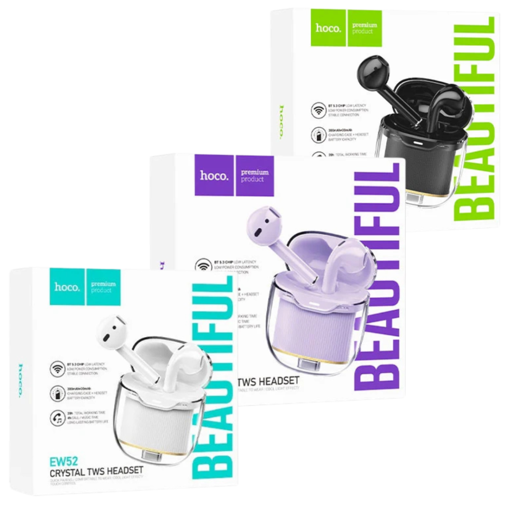 Hoco EW85 – Audífonos Bluetooth In-Ear con Cancelación de Ruido y Modo ...