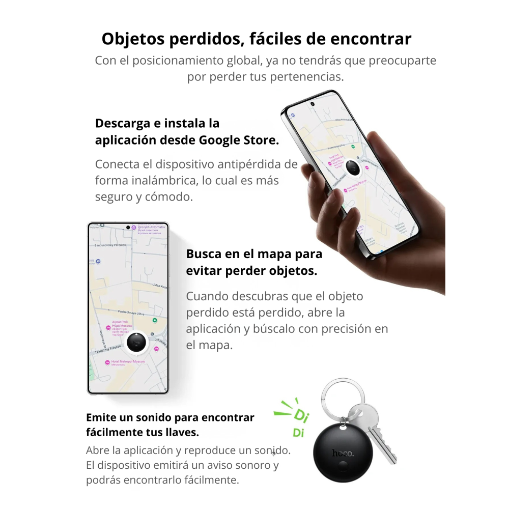 HOCO E93A Android Bluetooth Locator Google Find My Device